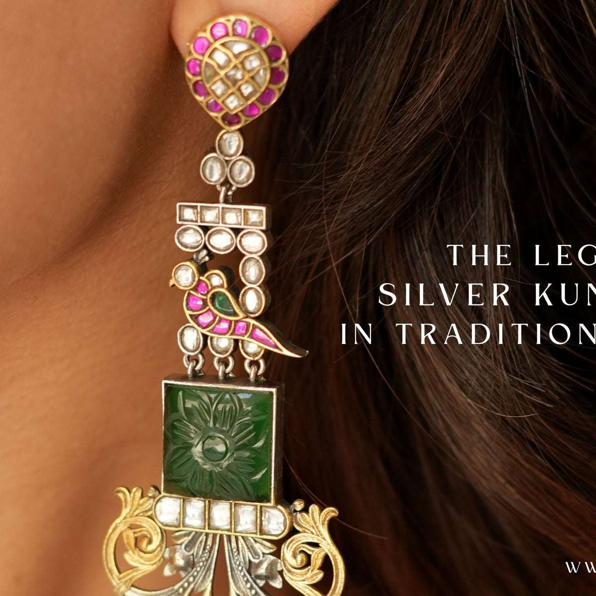 The Legacy of Silver Kundan Work in Traditional Jewellery – 925 silver